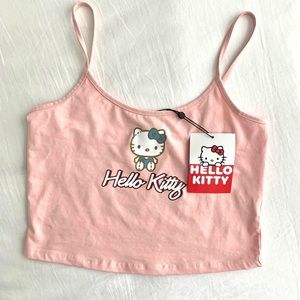 Dolls Kill | Tops | Dolls Kill Sanrio Womens Pink Hello Kitty Cami Top ...